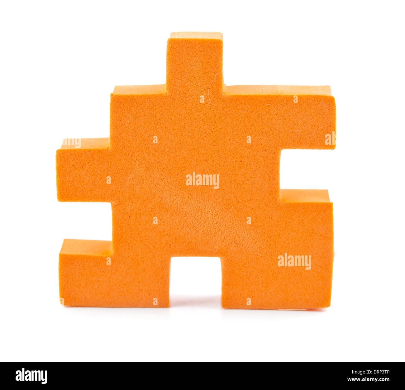 orange jigsaw puzzle pieces Stock Photo - Alamy