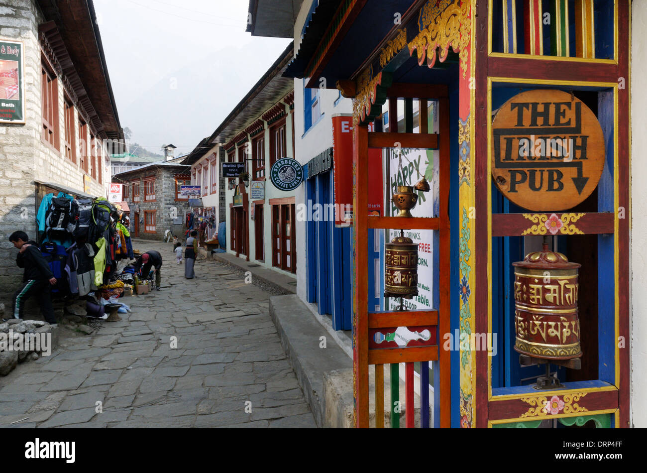 An Irish Pub at Lukla in Nepal Stock Photo - Alamy