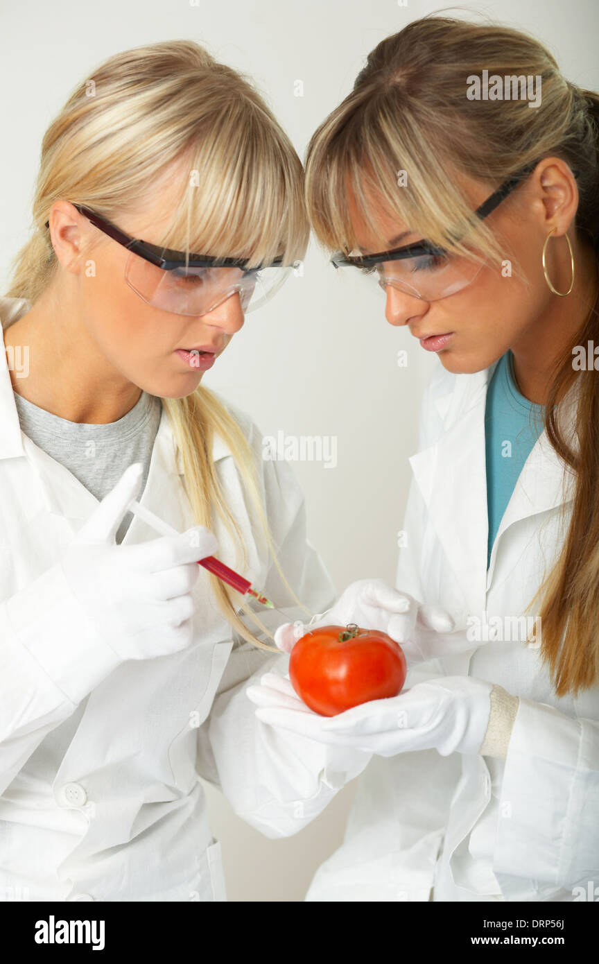 Female in lab Stock Photo - Alamy