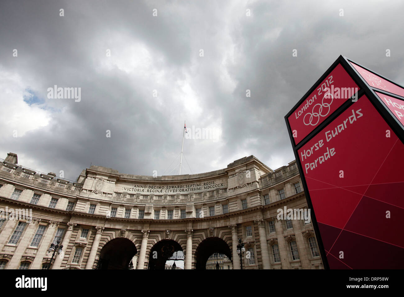 2012 London Olympics and Paralympic signs Stock Photo - Alamy