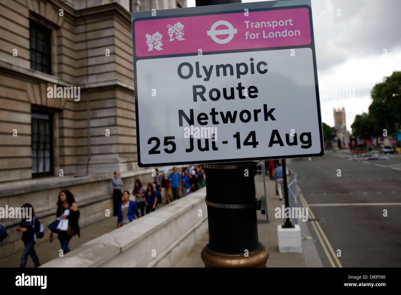 2012 London Olympics and Paralympic signs Stock Photo - Alamy