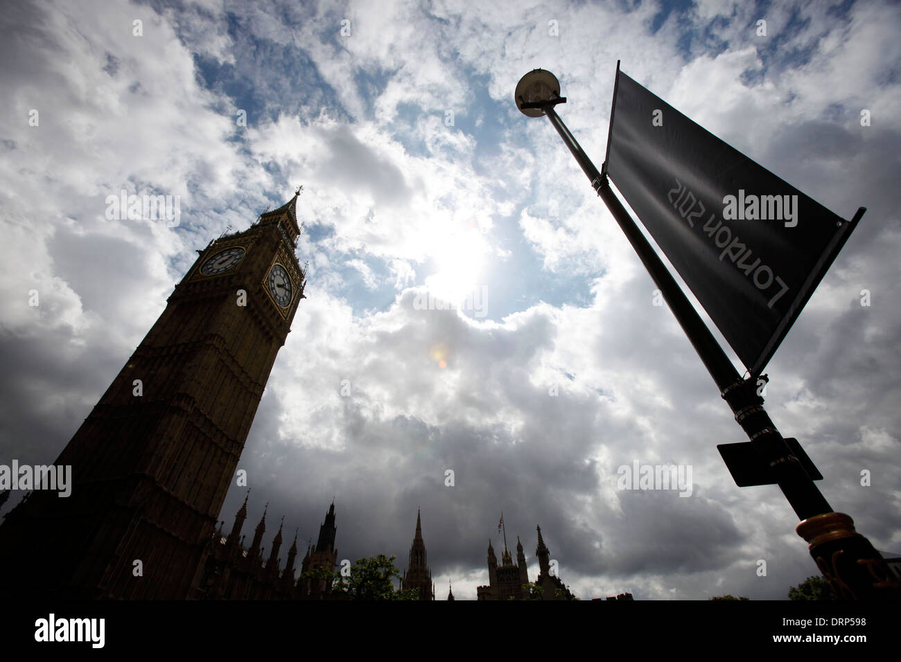 2012 London Olympics and Paralympic signs Stock Photo - Alamy
