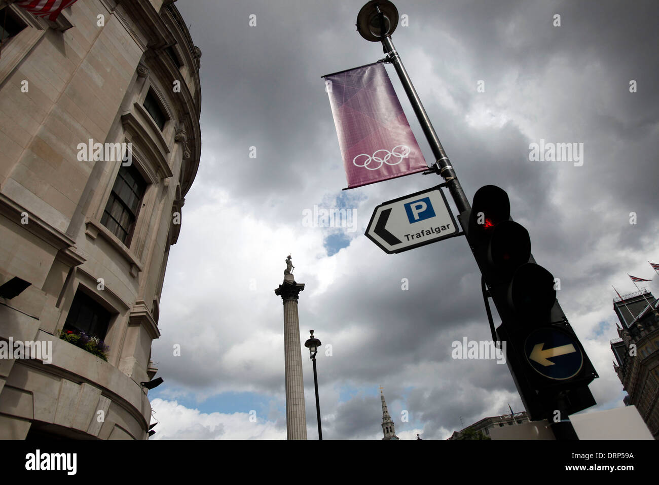 2012 London Olympics and Paralympic signs Stock Photo - Alamy