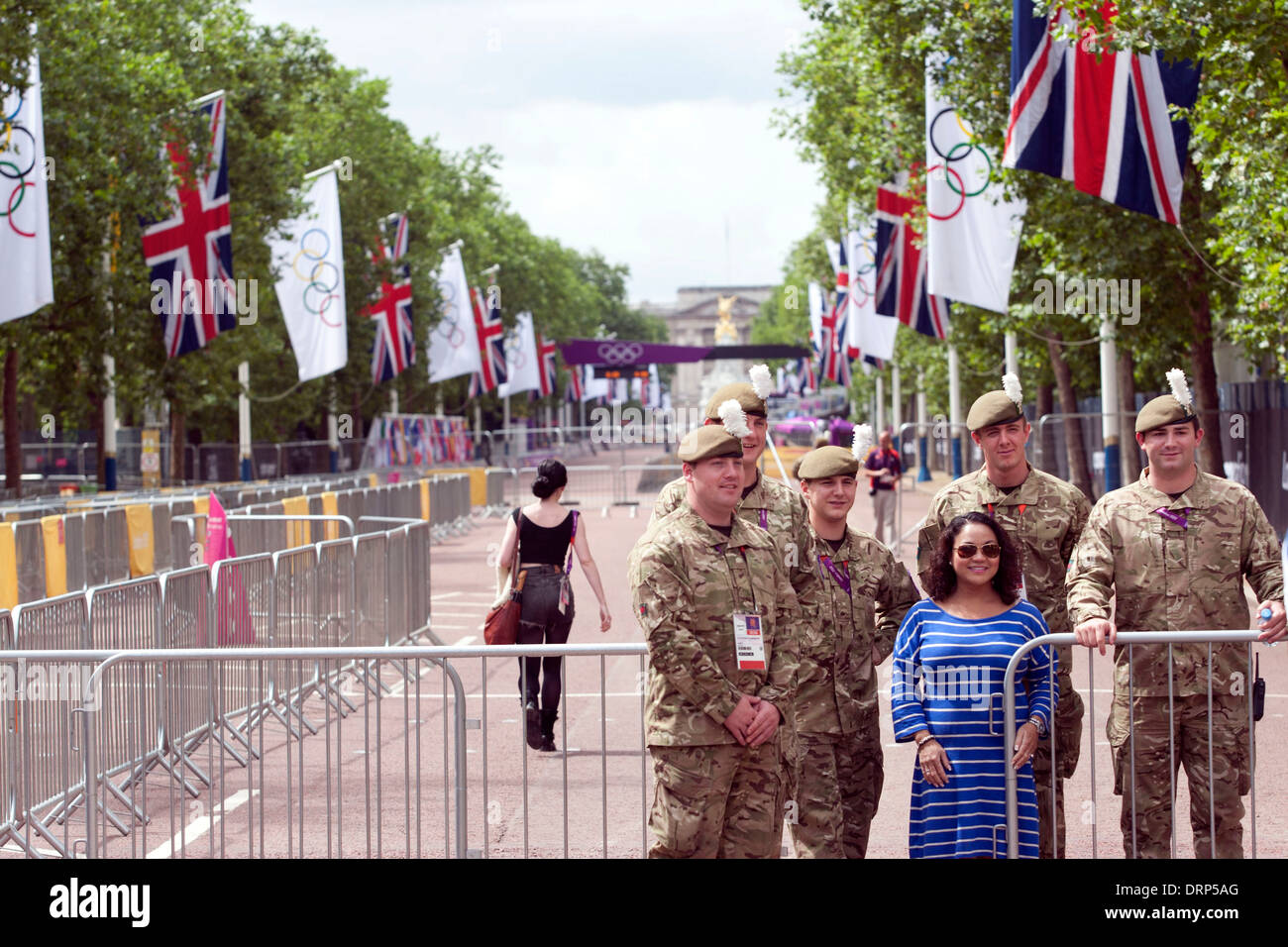 British soldiers London 2012 Olympic games security Stock Photo - Alamy