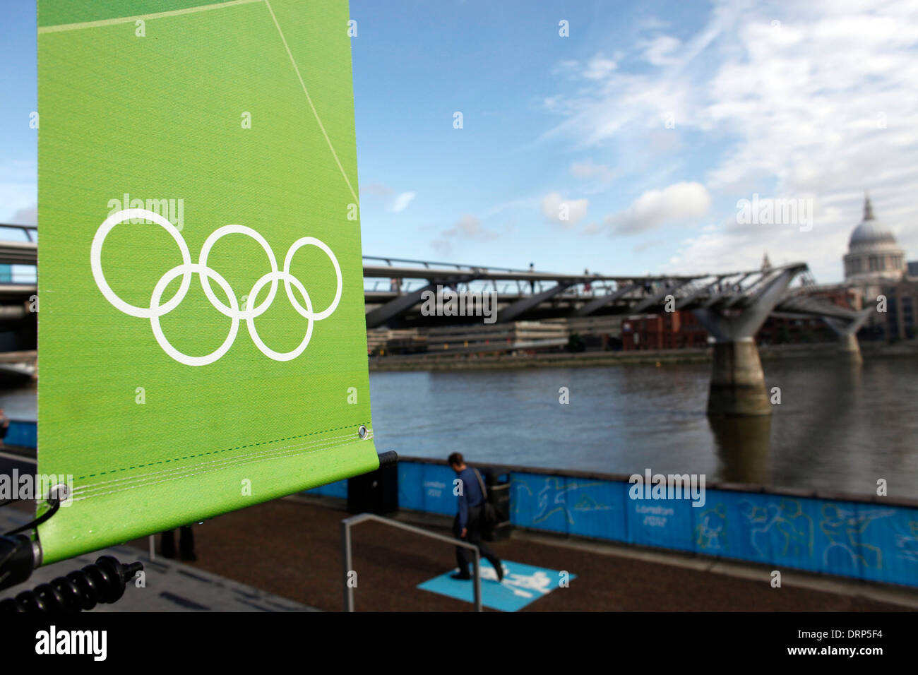2012 London Olympics and Paralympic signs Stock Photo - Alamy