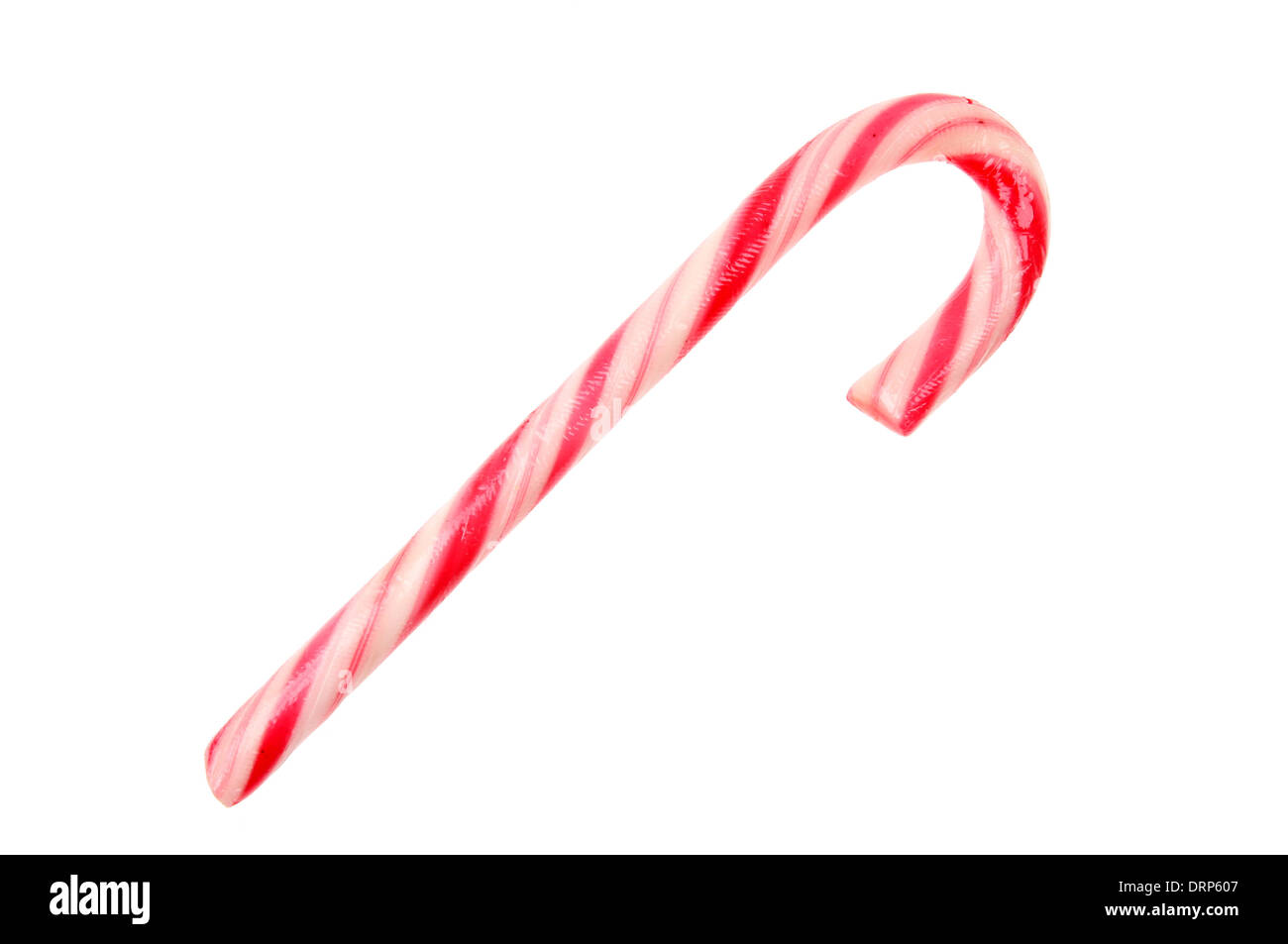 Candy cane isolated Cut Out Stock Images & Pictures - Alamy