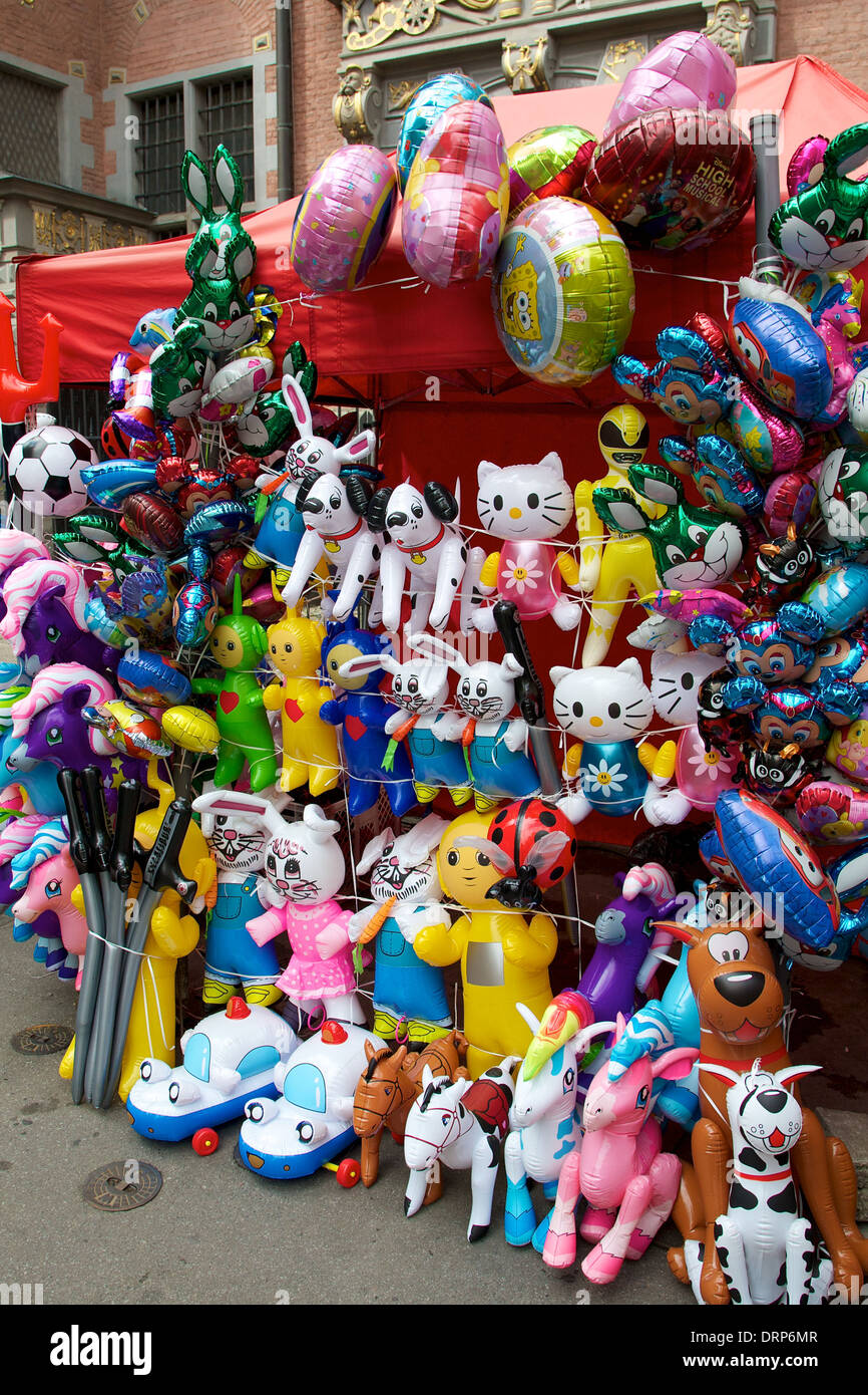 Market stall selling colourful balloons Stock Photo - Alamy