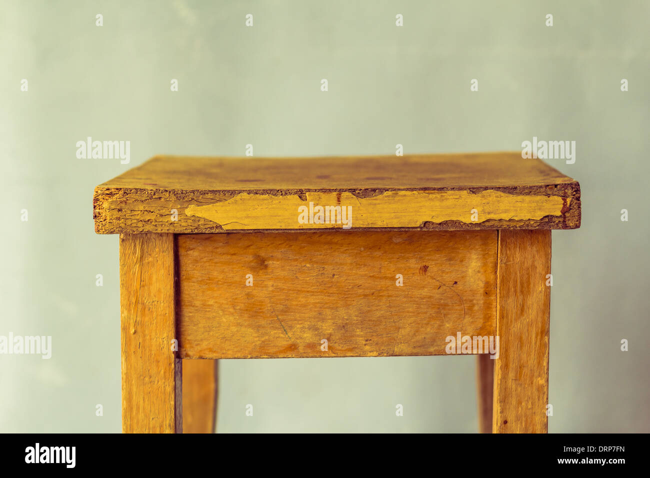 Wooden stool old hi-res stock photography and images - Alamy
