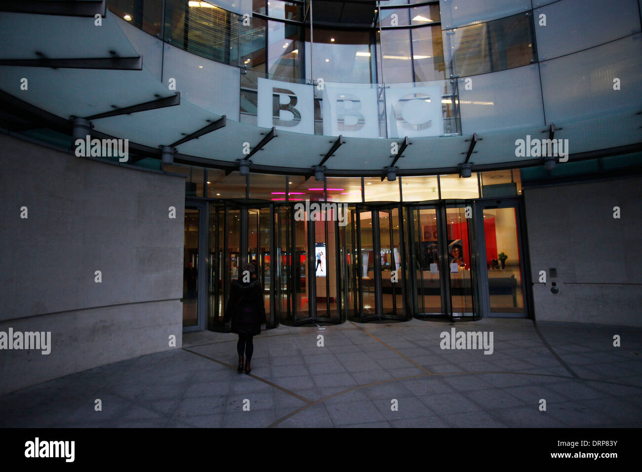 A general view of BBC New Broadcasting House Stock Photo - Alamy