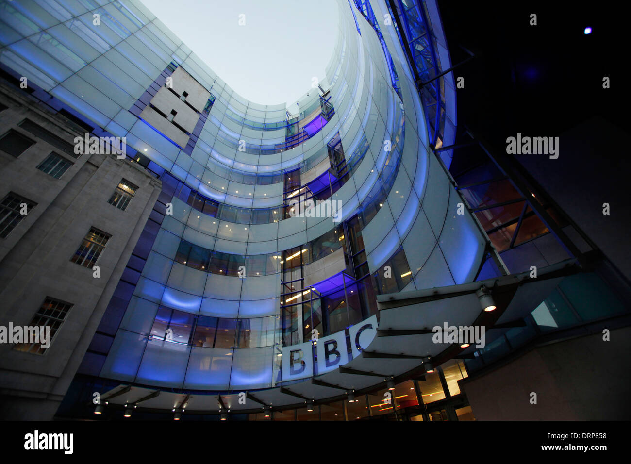 A general view of BBC New Broadcasting House Stock Photo - Alamy