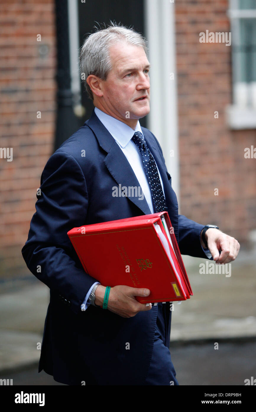 Owen Paterson MP, Secretary of State for Northern Ireland arrives in ...