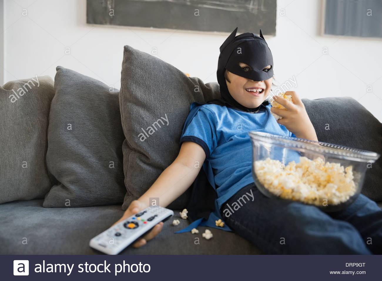 Superhero costume home hi-res stock photography and images - Alamy