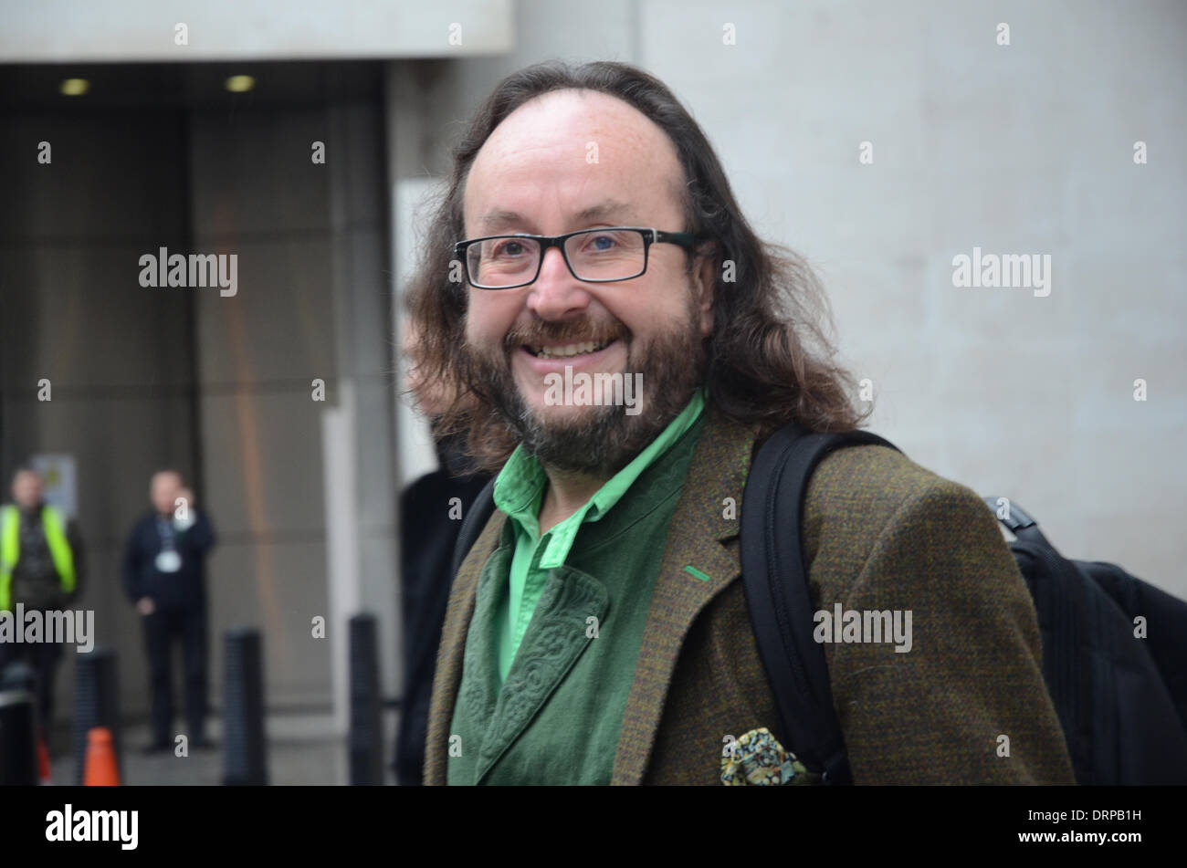 London, UK. 30th January 2014. Hairy Biker Dave Myers at BBC Radio ...