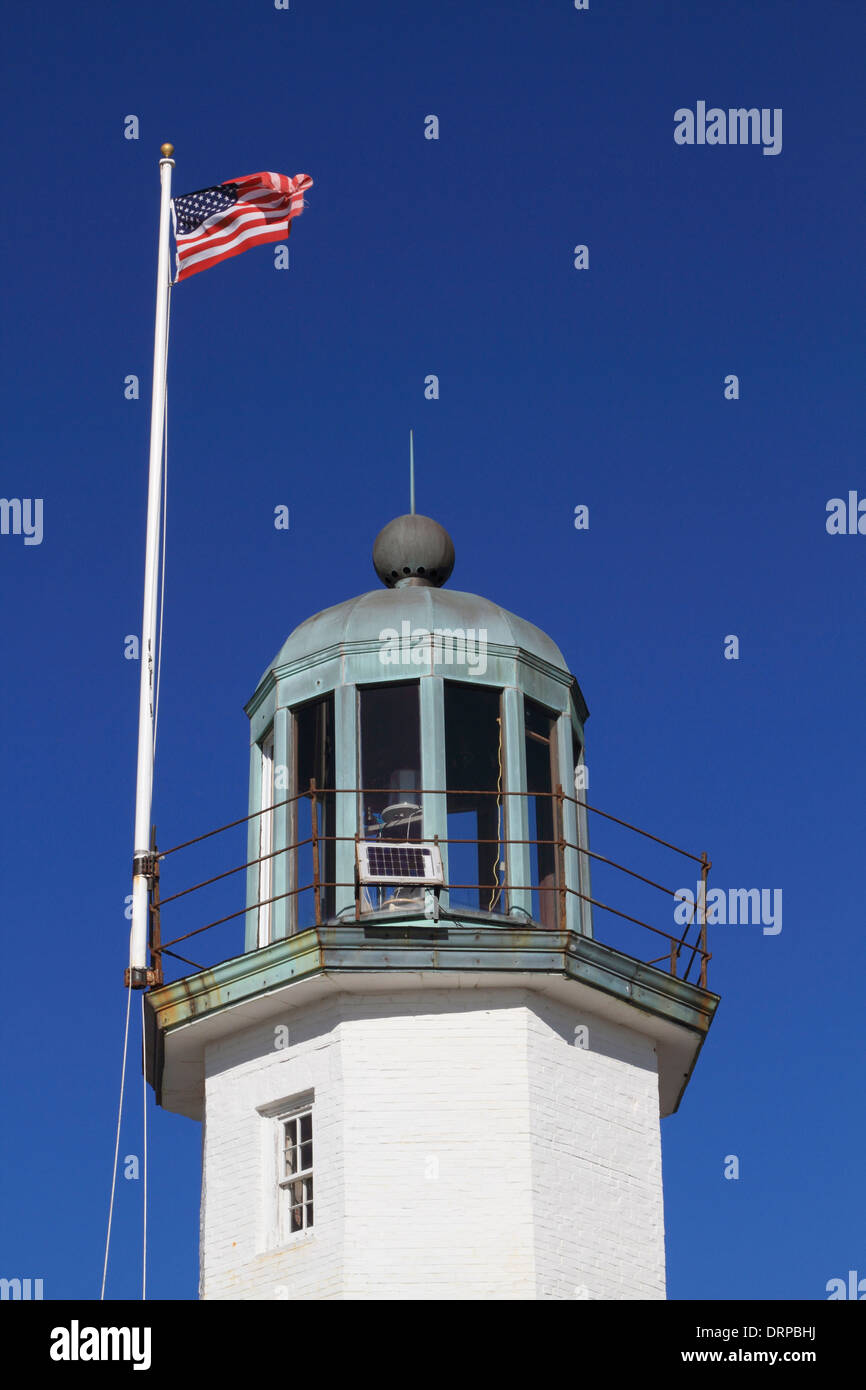Scituate lighthouse at cedar point hi-res stock photography and images ...