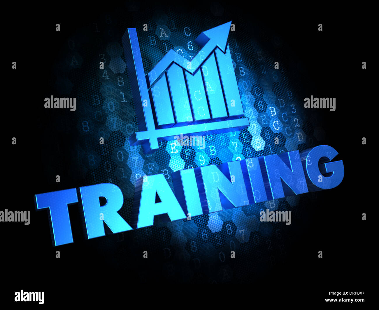Training Concept on Digital Background Stock Photo - Alamy