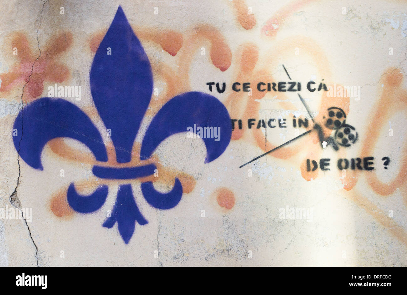 Graffiti street art in Bucharest, Romania Stock Photo - Alamy