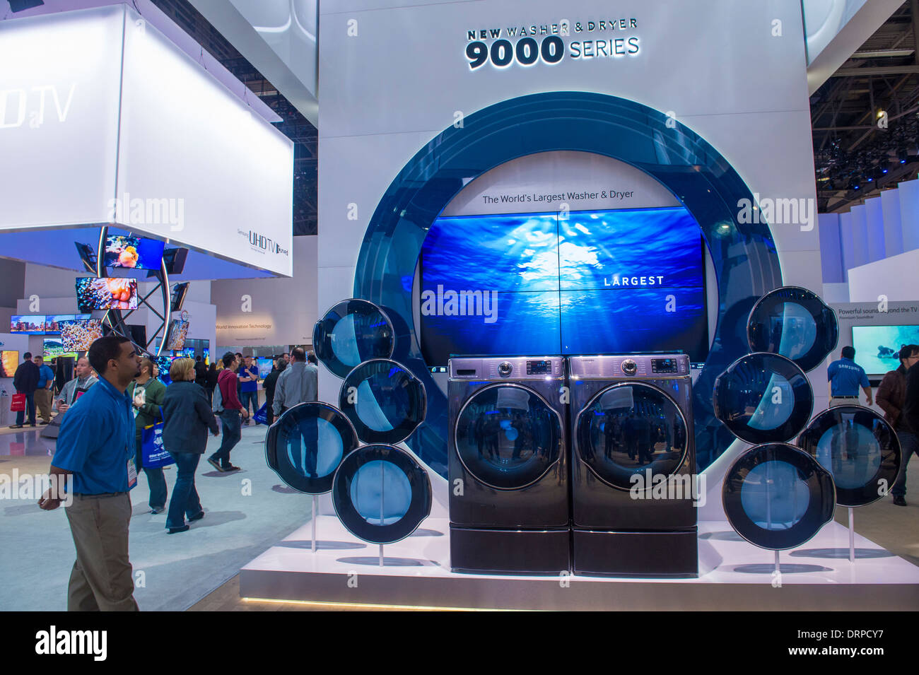 Samsung booth ces show in hi-res stock photography and images - Alamy
