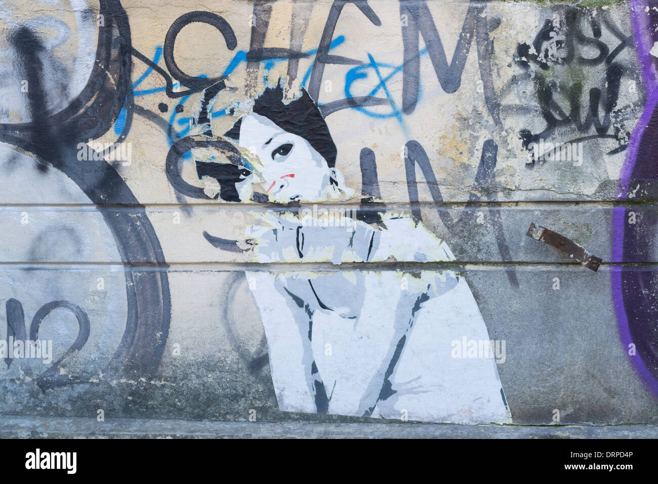 Graffiti street art in Bucharest, Romania Stock Photo - Alamy