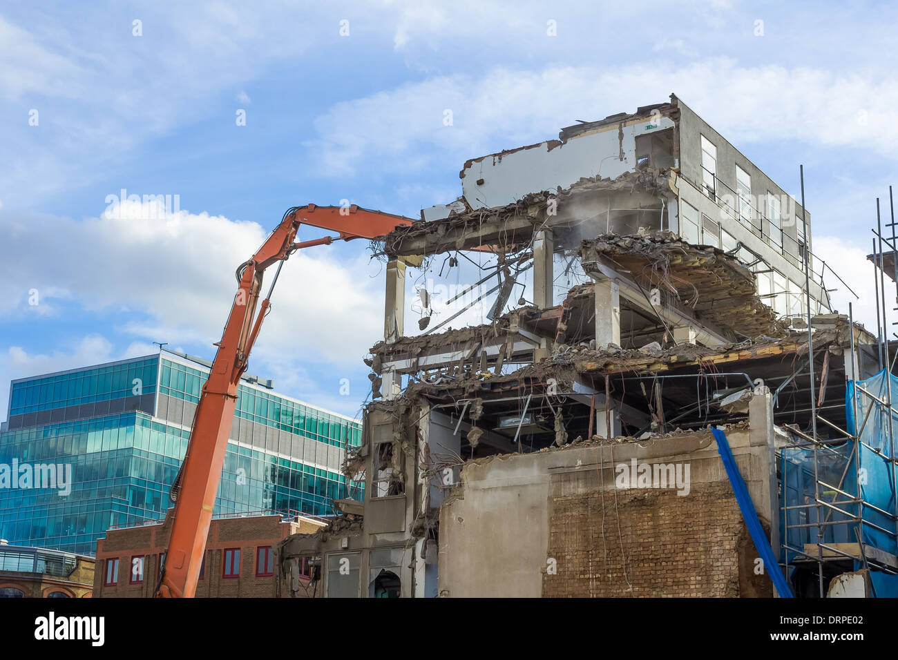 Demolition site in London Stock Photo - Alamy