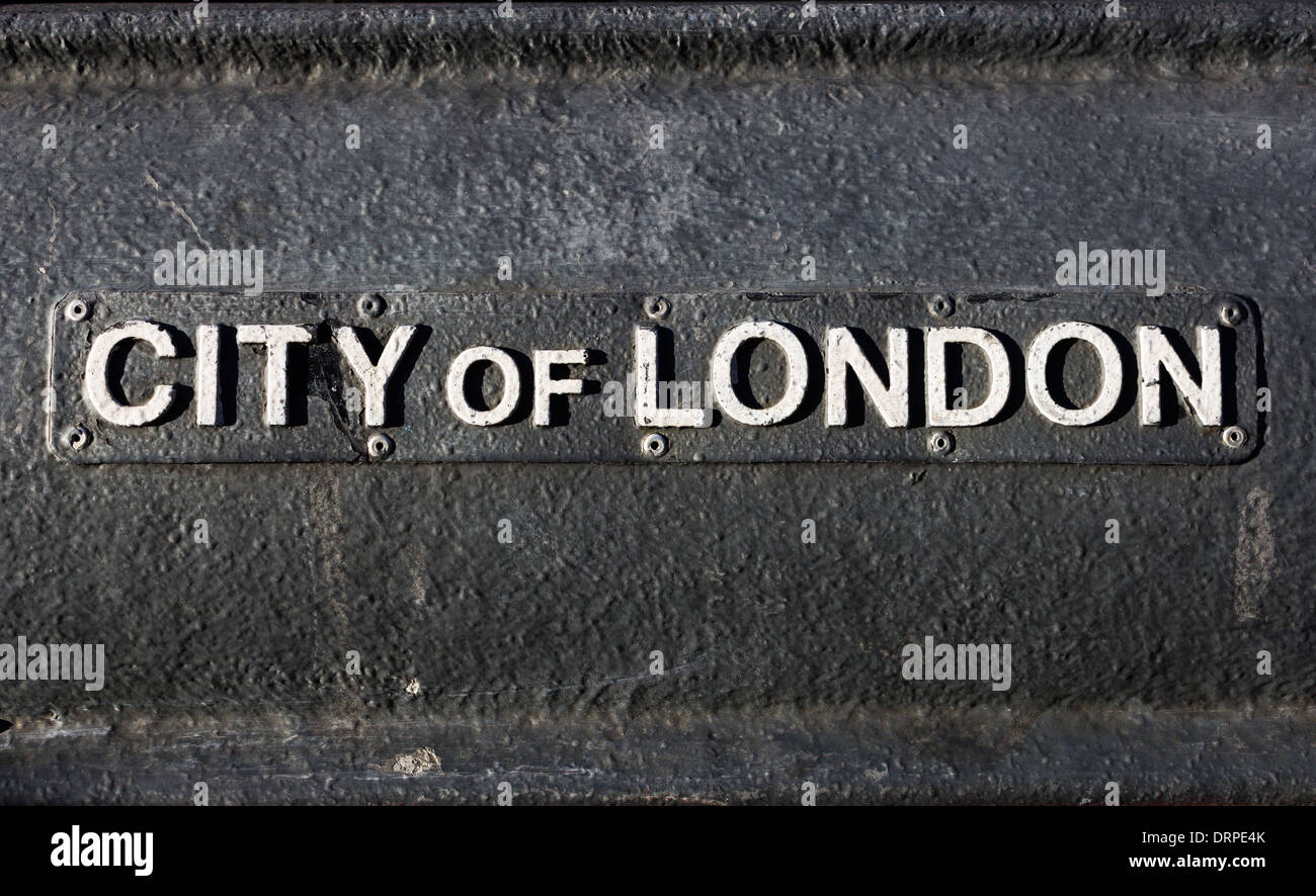 City Of London Sign High Resolution Stock Photography and Images - Alamy
