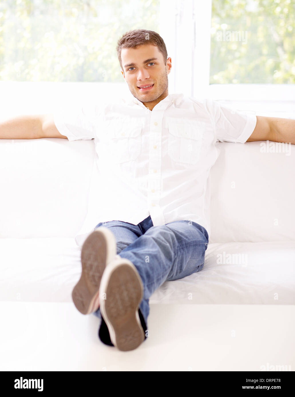 Daily life of a Man Stock Photo - Alamy