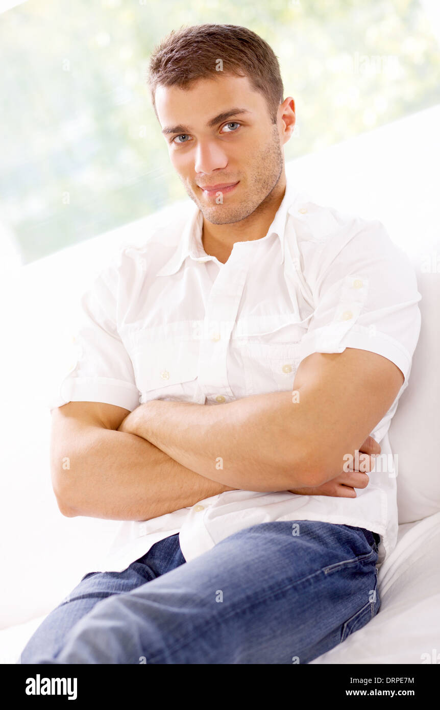 Daily life of a Man Stock Photo - Alamy