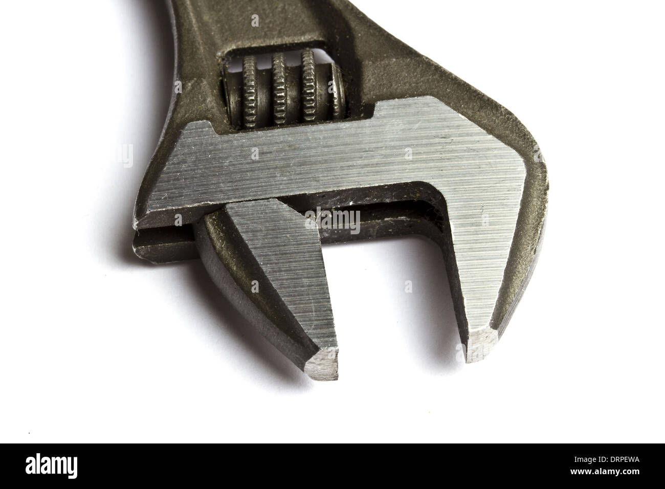 adjustable wrench isolated on white Stock Photo - Alamy