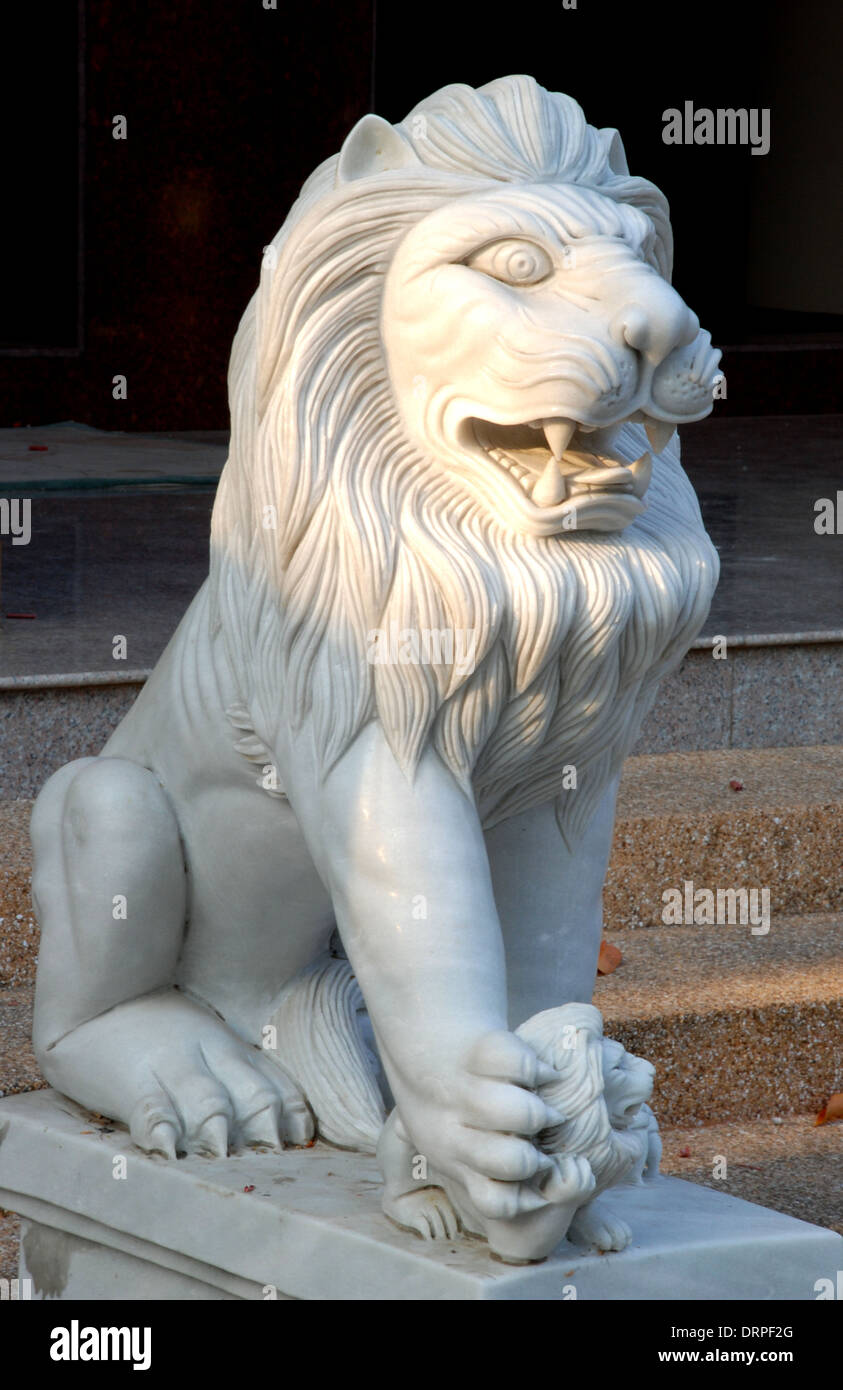 Chinese lion exotic sculpture of China Stock Photo - Alamy
