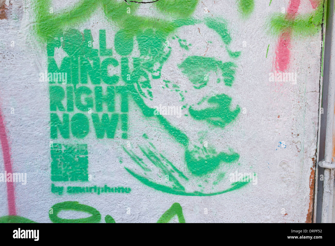 Graffiti street art in Bucharest, Romania Stock Photo - Alamy