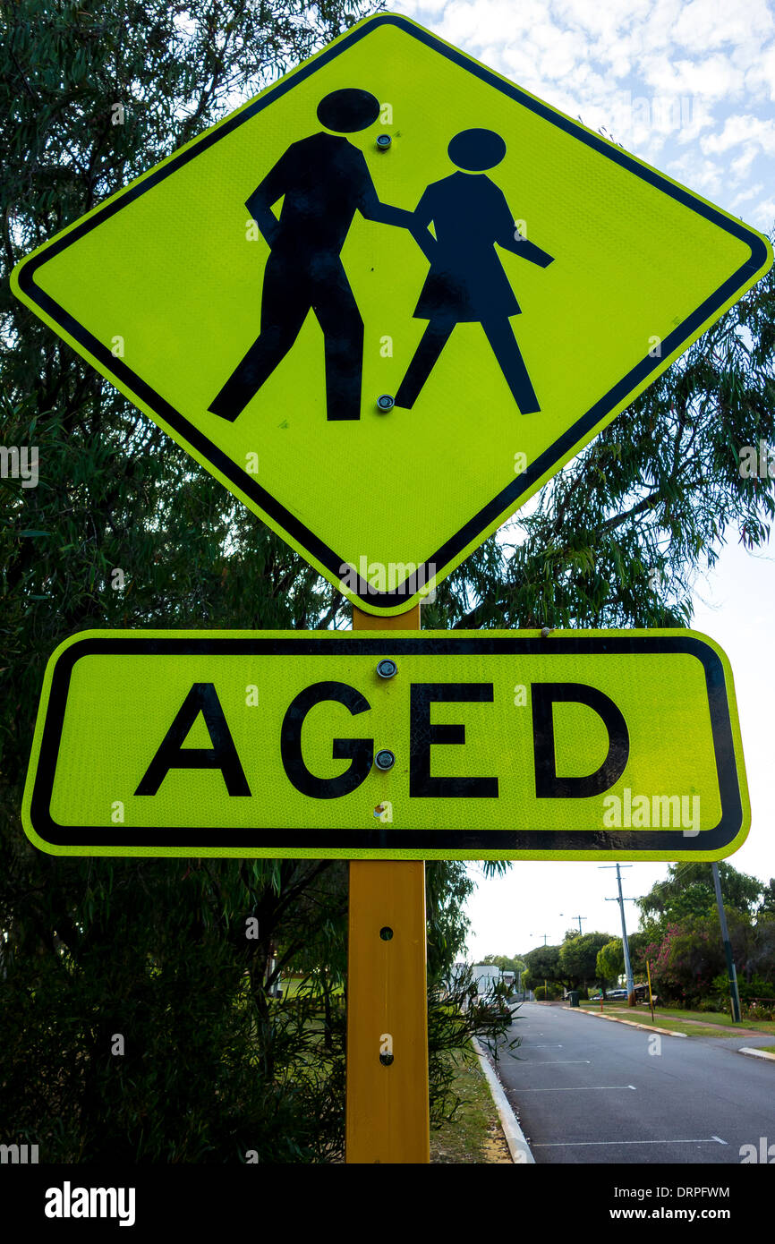 Road Safety Sign Stock Photo - Alamy