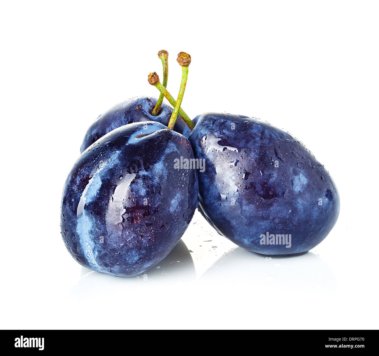 Plums grown Cut Out Stock Images & Pictures - Alamy