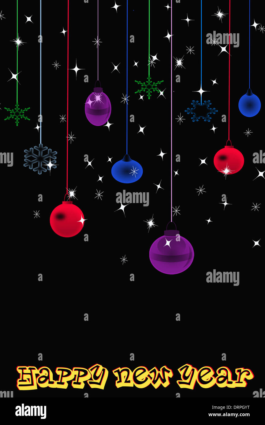 abstract background of new year lights Stock Photo - Alamy