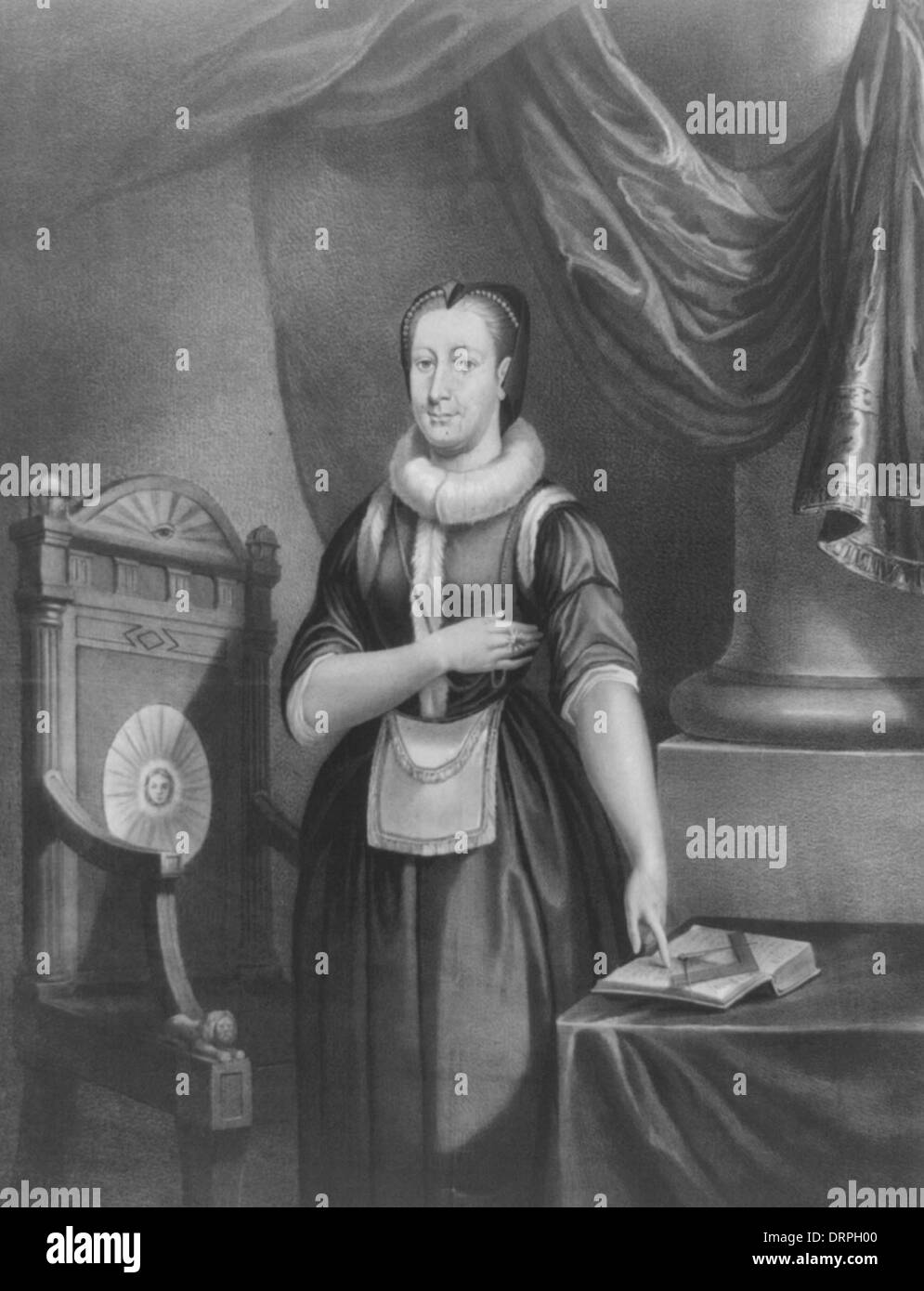 The Honorable Mrs. Elizabeth Aldworth, the lady Freemason, circa 1860 ...