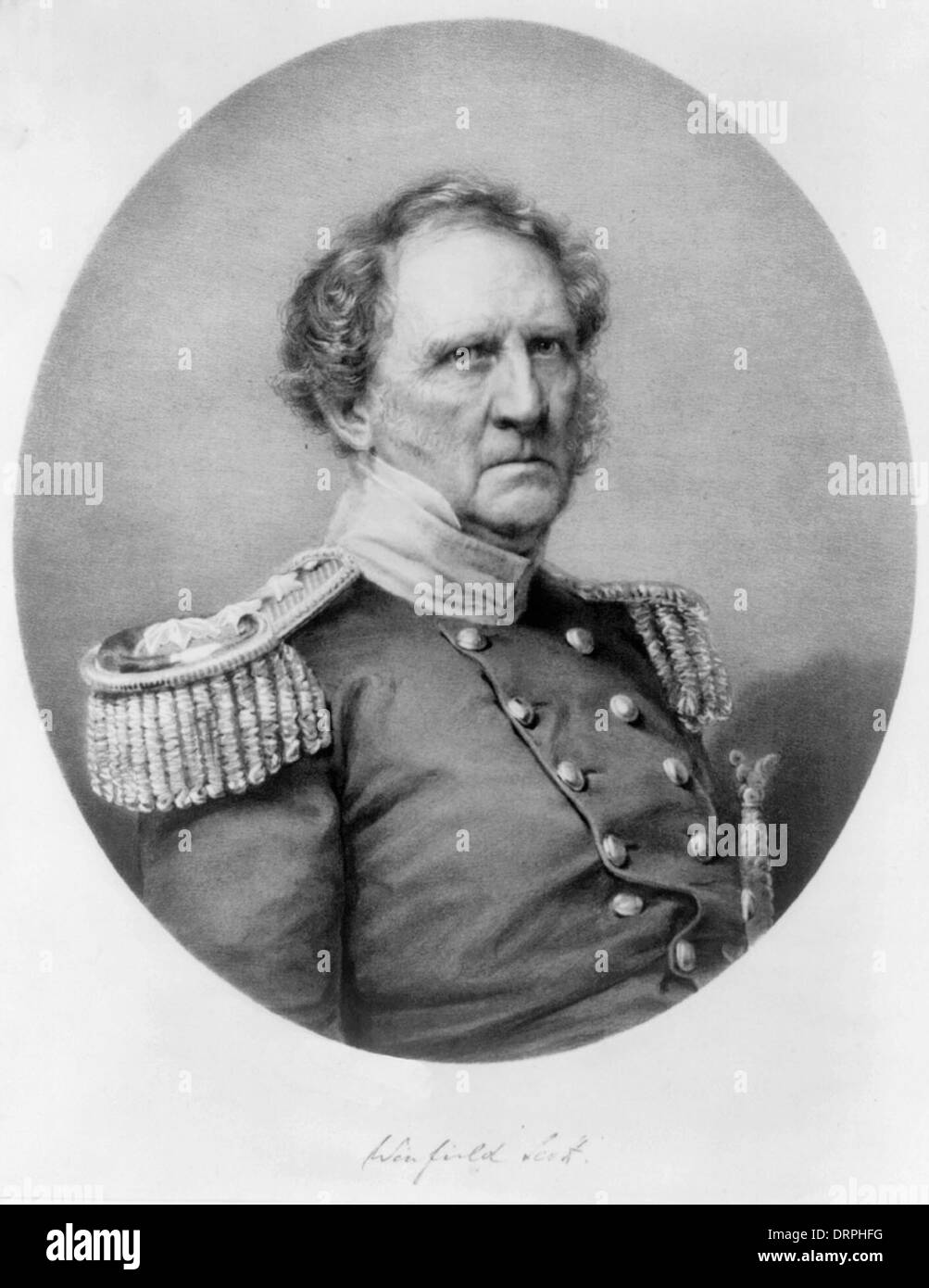 Gallery of illustrious Americans. General Winfield Scott, circa 1850 ...