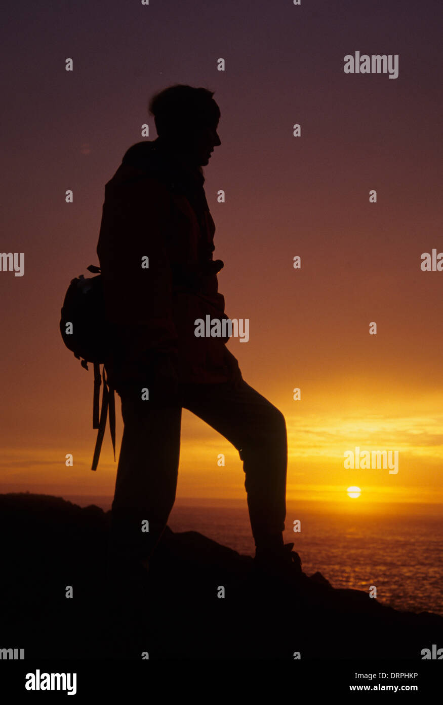 South Jetty sunset, South Beach State Park, Oregon Stock Photo - Alamy