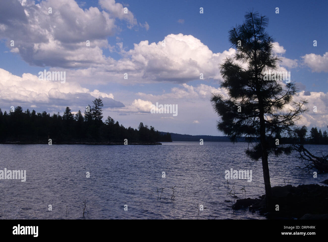 Gerber Reservoir, Gerber Reservoir Recreation Area, Oregon Stock Photo ...