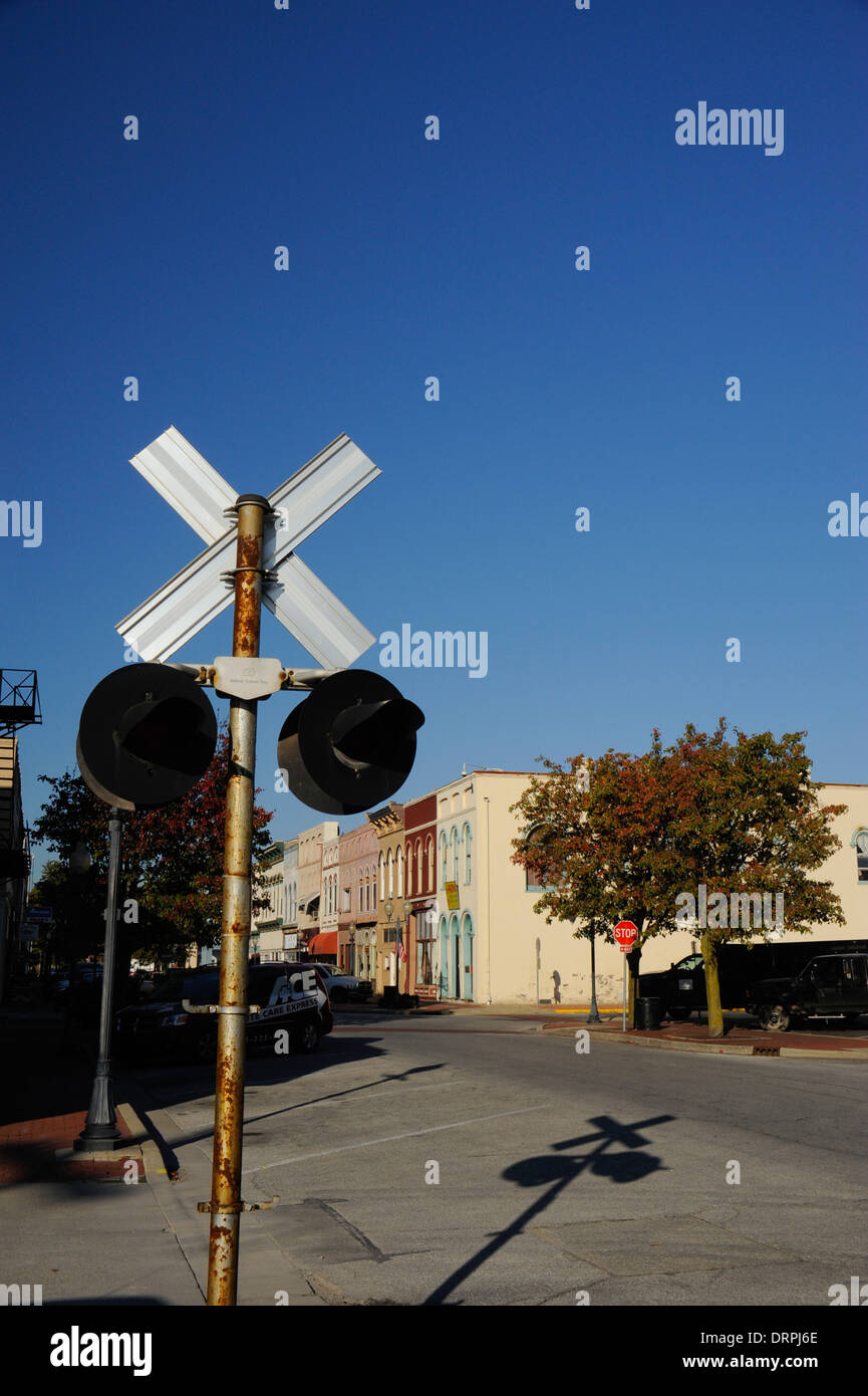 Downtown area in Edinburgh, Indiana Stock Photo - Alamy