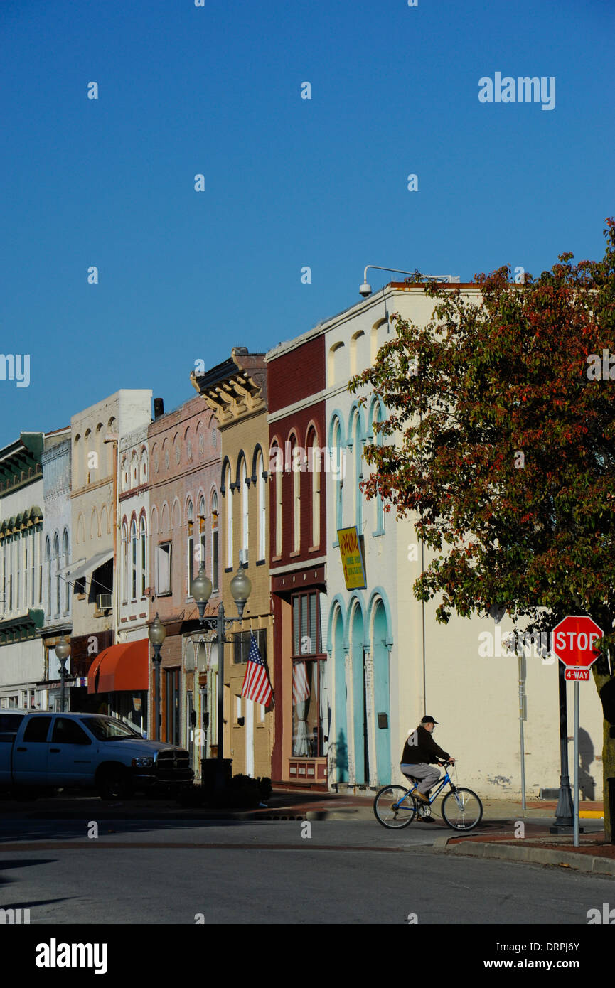 Downtown area in Edinburgh, Indiana Stock Photo - Alamy