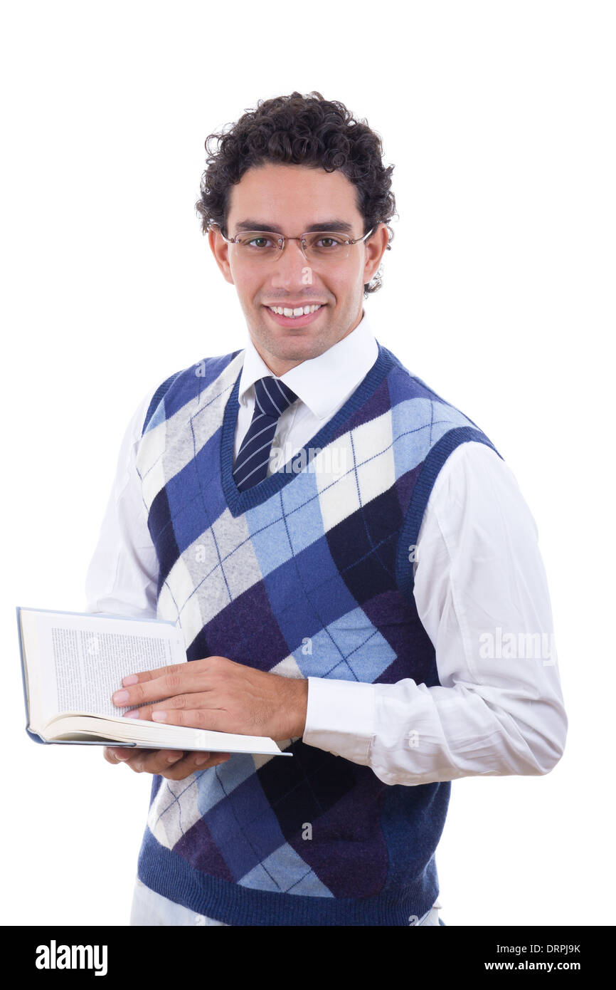 Man holding open book hi-res stock photography and images - Alamy