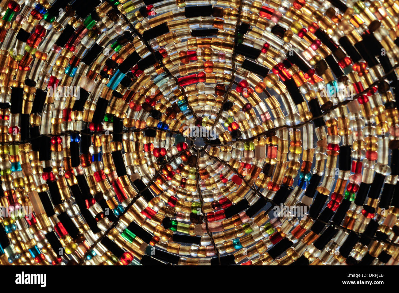 Glass beads with sun shining through them Stock Photo - Alamy