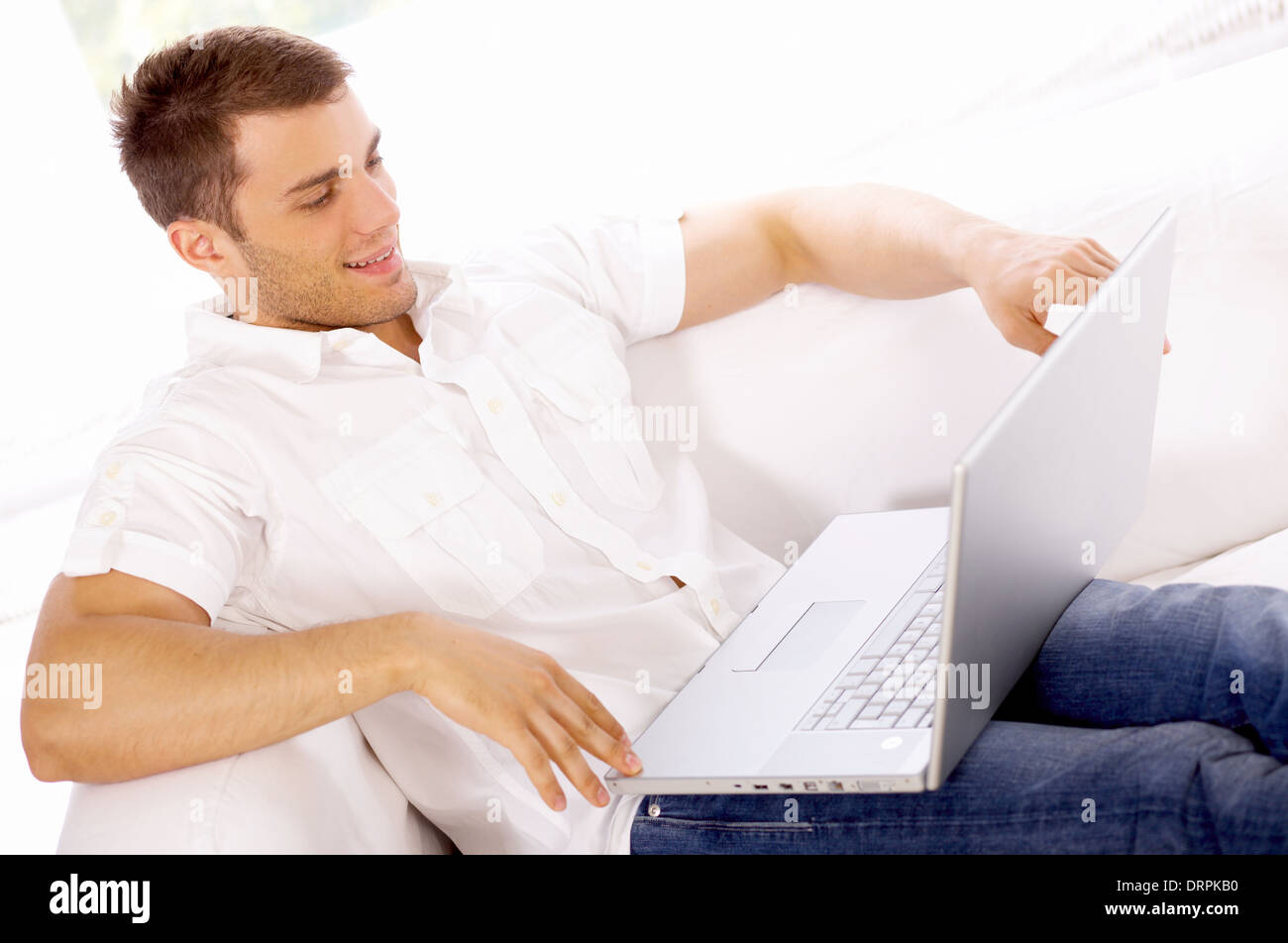 Daily life of a Male Stock Photo - Alamy