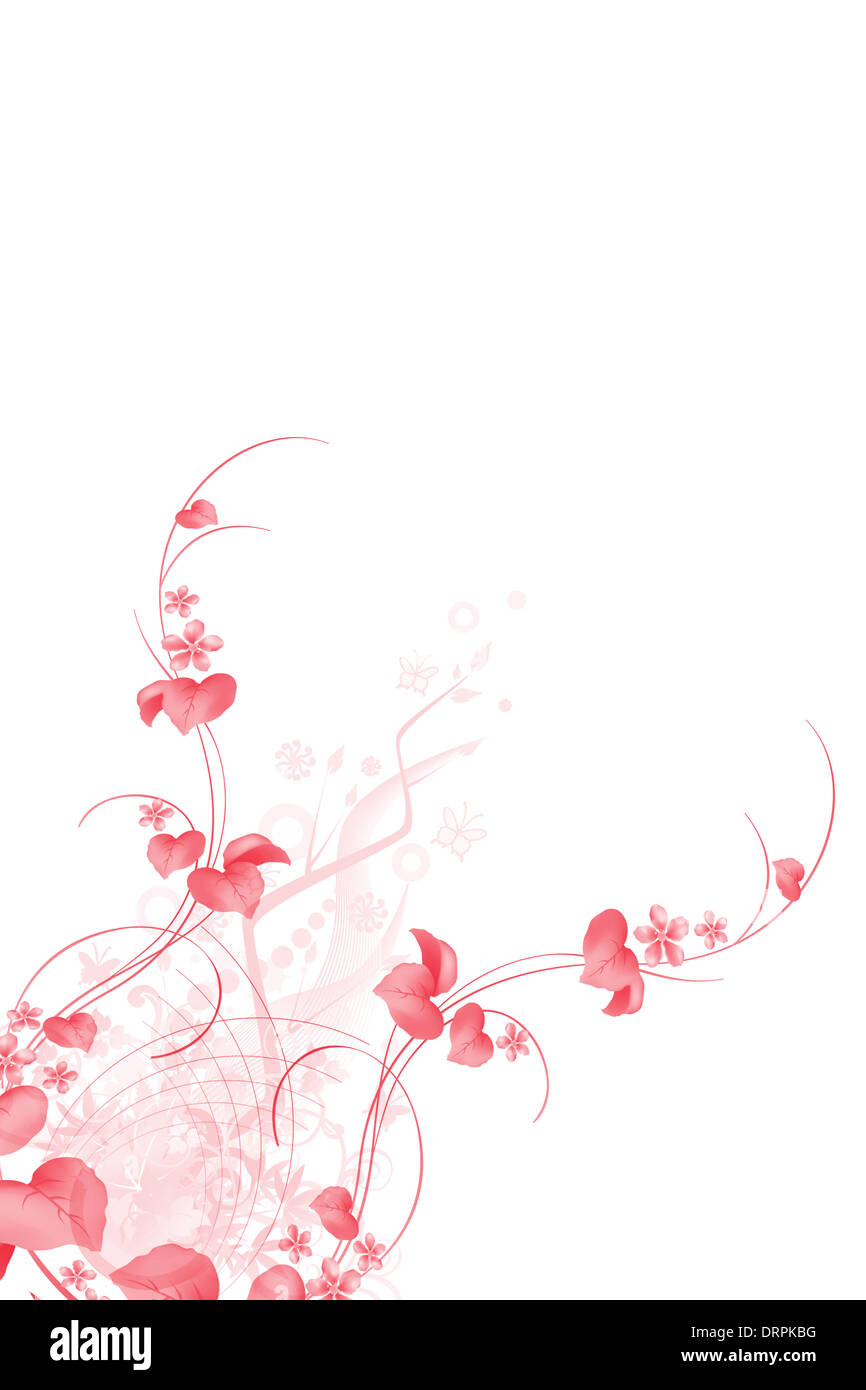 abstract background of pink floral Stock Photo - Alamy