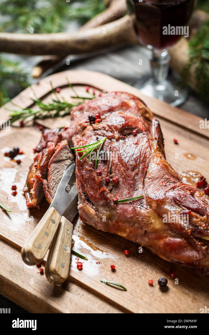 Cutting freshly red hi-res stock photography and images - Alamy