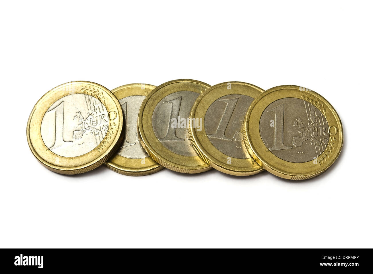 Isolated euro coins hi-res stock photography and images - Alamy