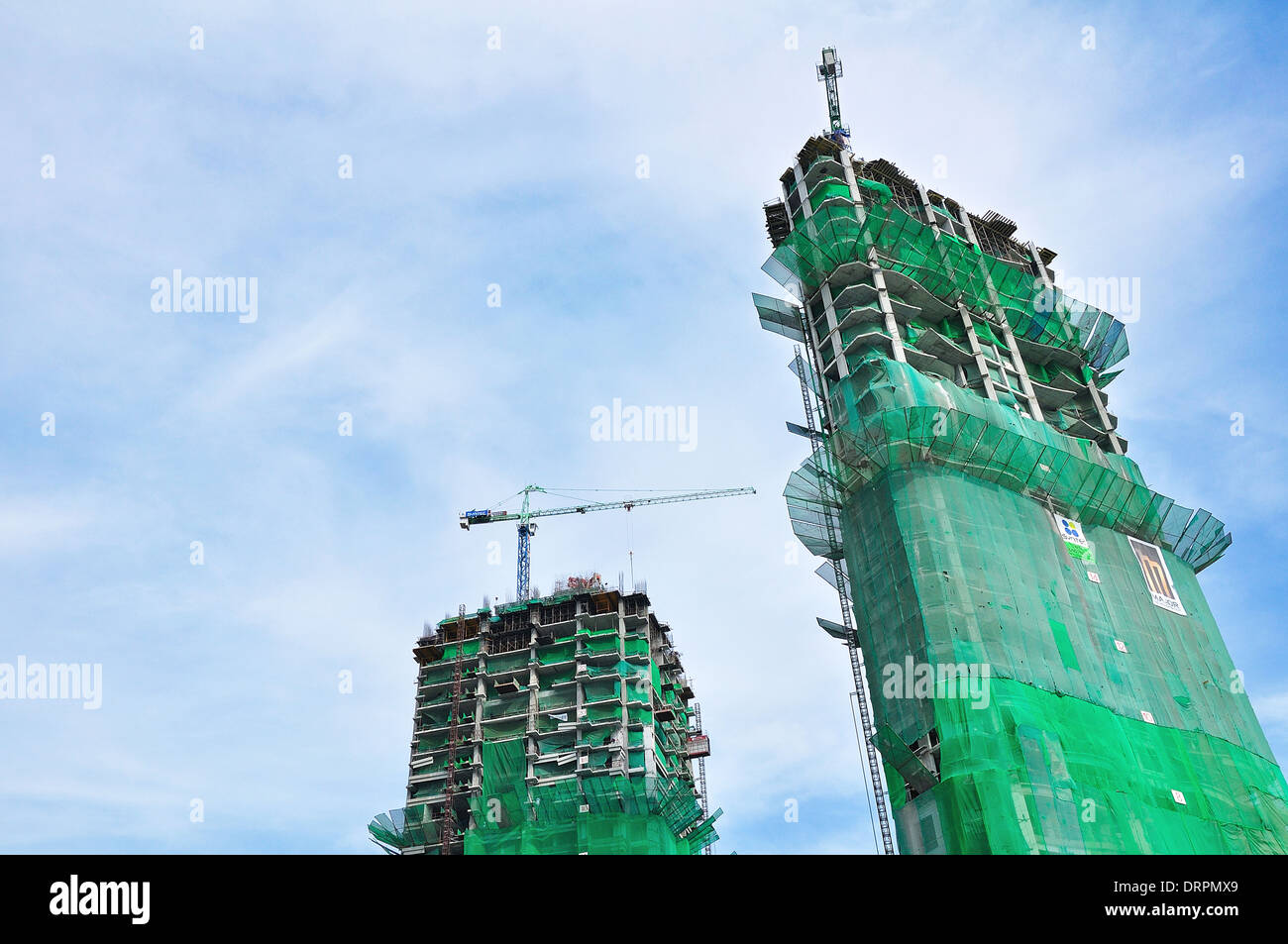 Building under construction in perspective Stock Photo - Alamy