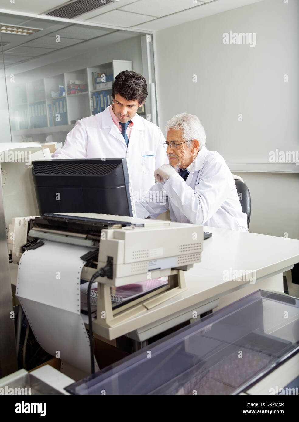 Male researcher standing lab hi-res stock photography and images - Alamy