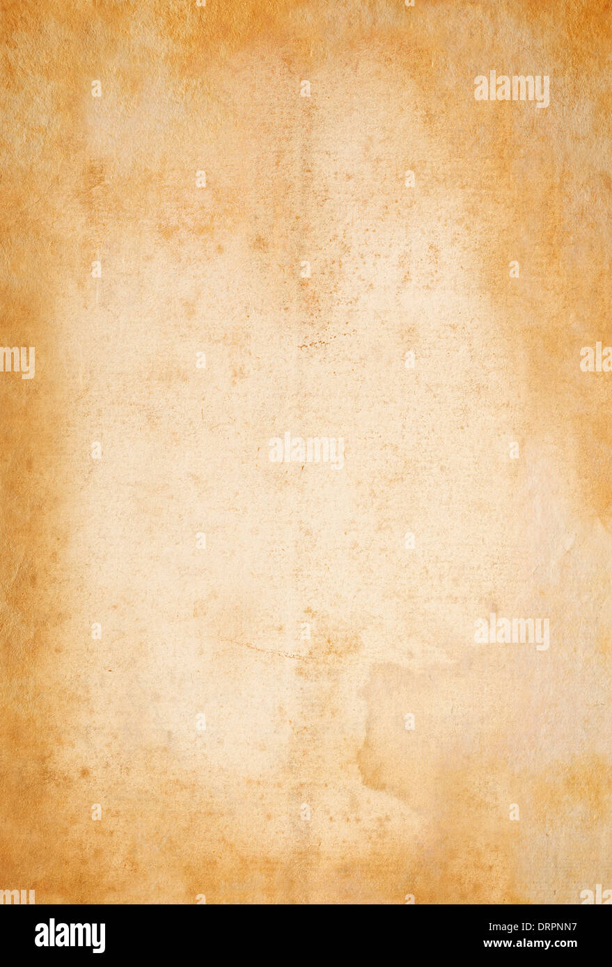 Stained old paper vintage background isolated on white Stock Photo - Alamy