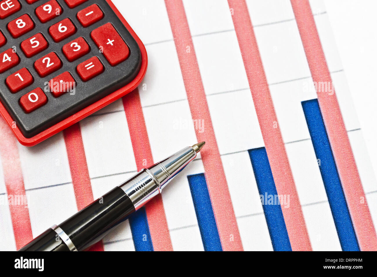 Graphic of stack market Stock Photo - Alamy