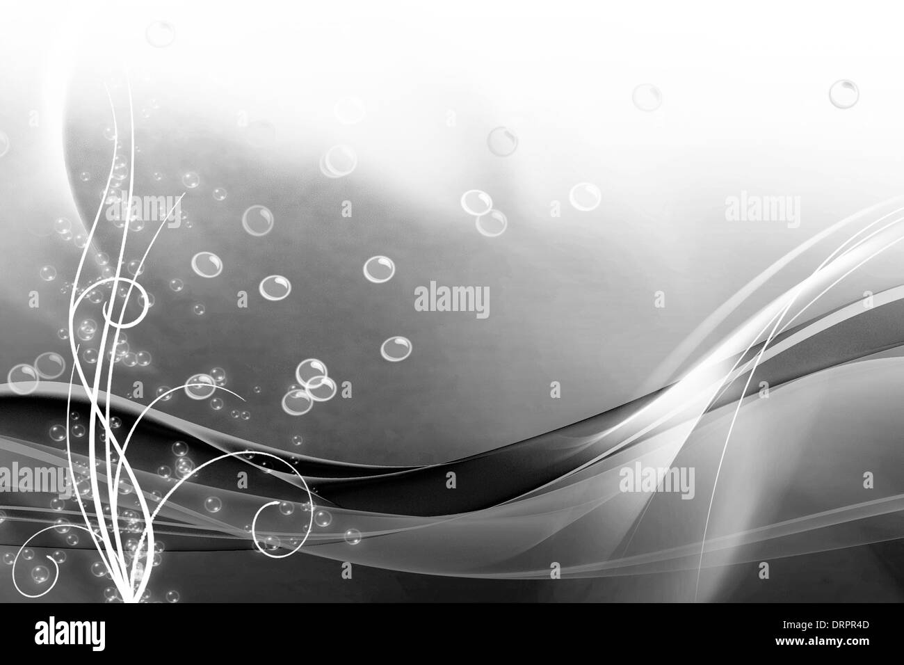 Vibrant dynamic wave background Black and White Stock Photos & Images ...