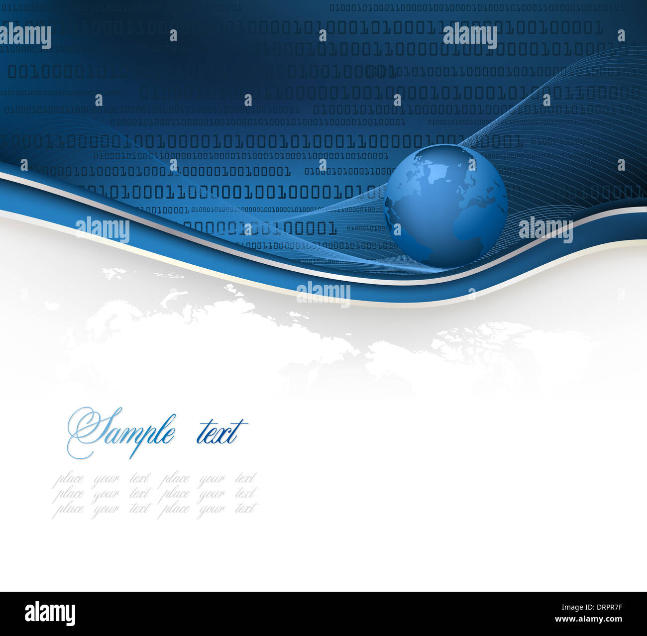 Abstract background with globe Stock Photo - Alamy